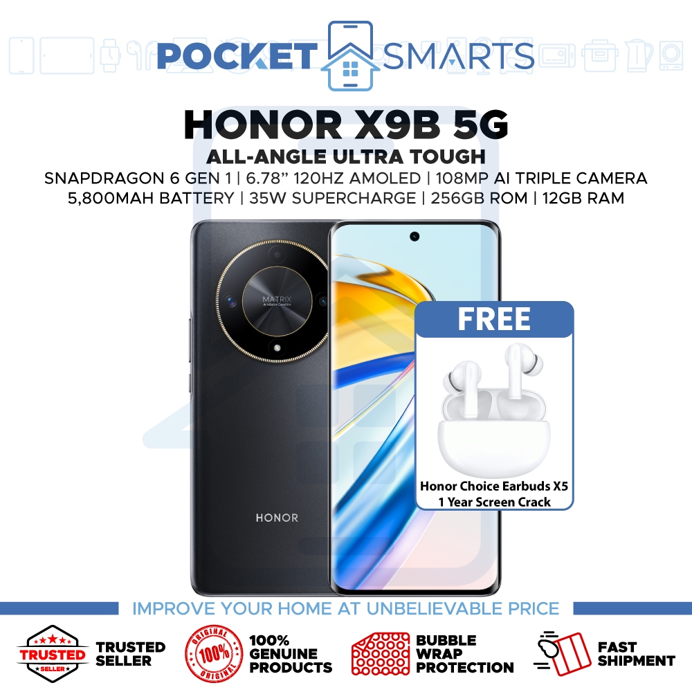 [Malaysia Set] Honor X9C 5G (256GB/512GB ROM | 12GB RAM) | Honor X9B 5G ...