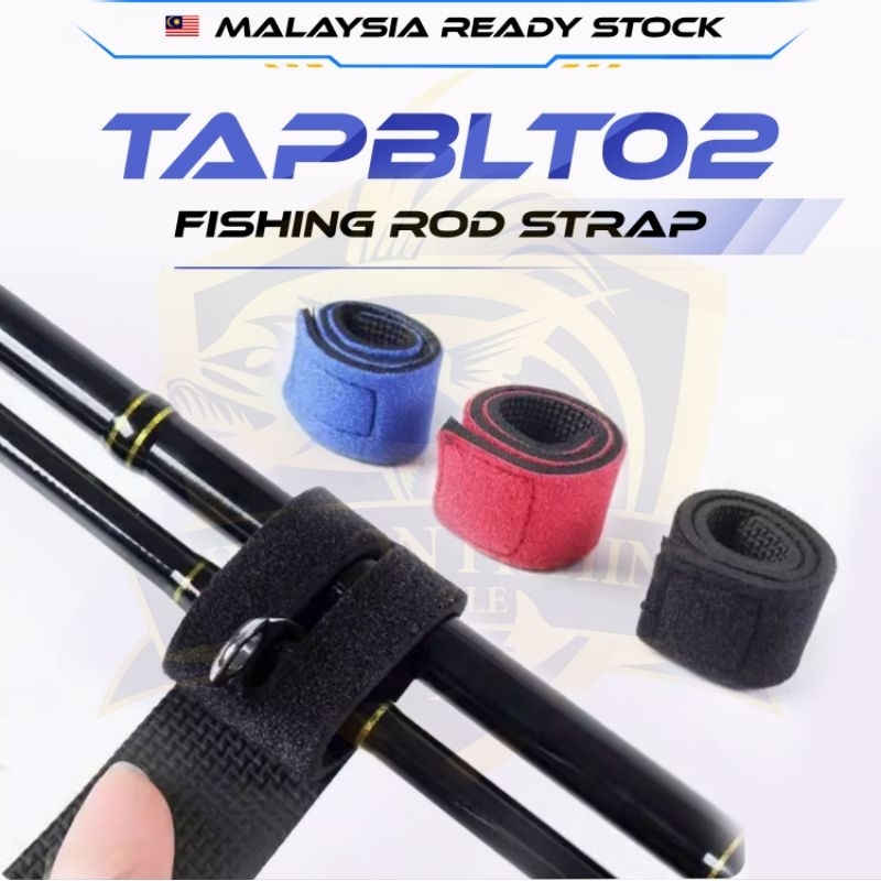 Fishing Rod Tape Tape Belt Rod Tie Holder Pengikat Joran Tape Wrap Band ...