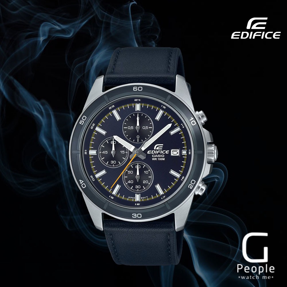 CASIO EDIFICE EFR-526L-2CV / EFR-526L-2C / EFR-526L ANALOG GENT'S WATCH ...