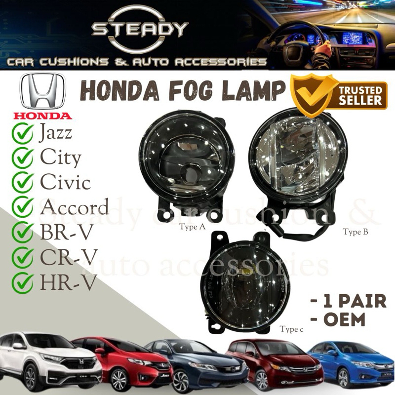 New 🔥Honda Original OEM Fog Lamp Honda Sportlight Front Bumper Light ...