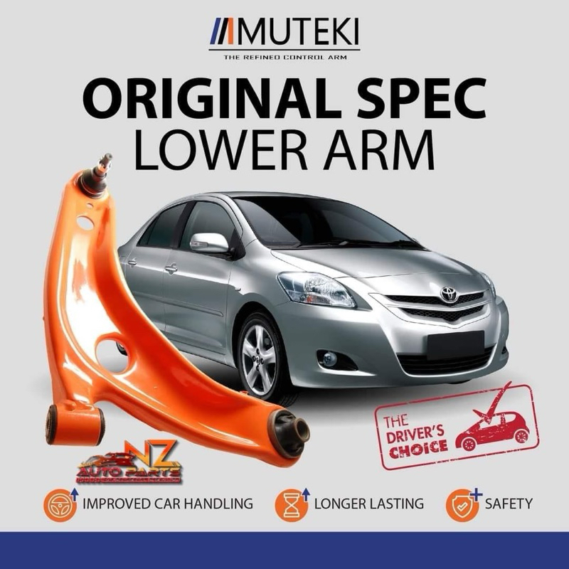 Lower arm muteki vios ncp93 hardened bush | Shopee Malaysia