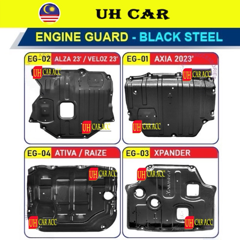 (ENGINE GUARD) Perodua Alza Veloz Axia Ativa Xpander Metal Shield ...