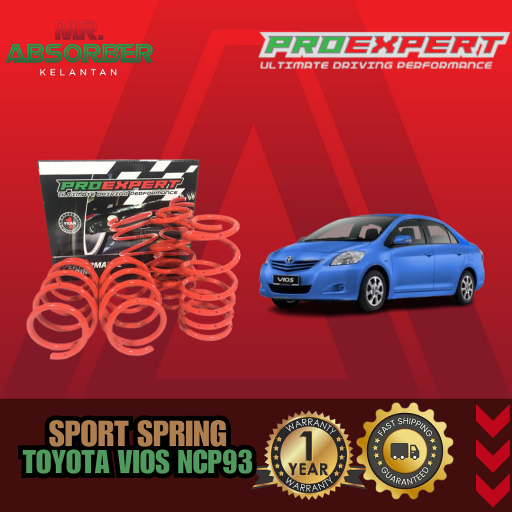 TOYOTA VIOS NCP42/NCP93 SPORT SPRING PROEXPERT | Shopee Malaysia