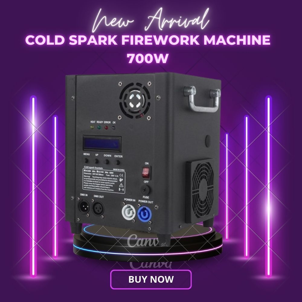 700W Cold Spark Firework Machine Special Stage Effect Wedding DJ Party ...