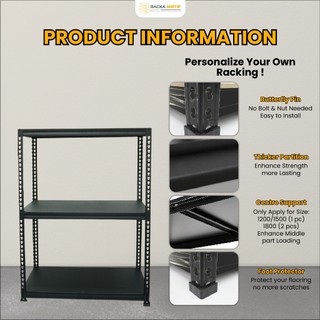Rack A Motive Boltless Rack Texture Black Level 3 Boltless Rack Storage ...