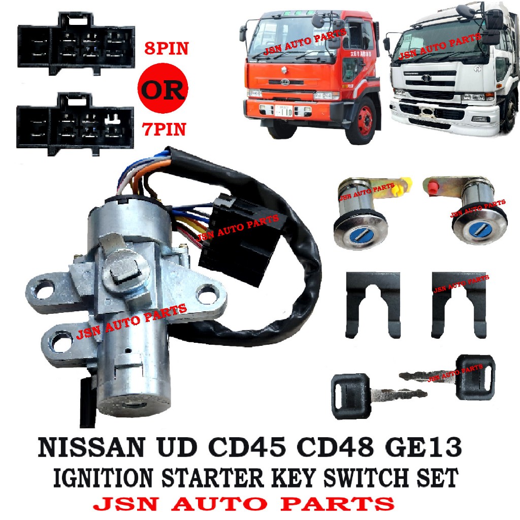 IGNITION STARTER KEY SWITCH SET NISSAN UD CD45 CD48 GE13 LORRY TRUCK AKSESORI | Shopee Malaysia