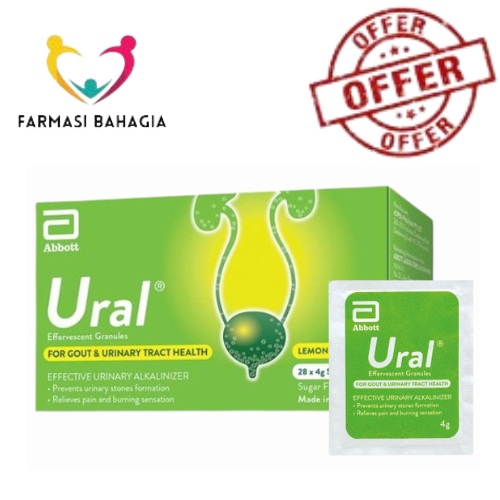 [ Exp 1/2027 ] URAL EFFERVESCENT GRANULES 4G SACHETS 28'S | Shopee Malaysia