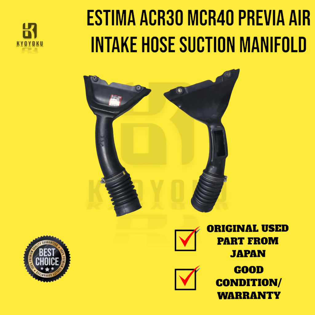 Kyoyoku-Estima Acr30 Mcr40 Previa Air Intake Hose Suction Manifold ...