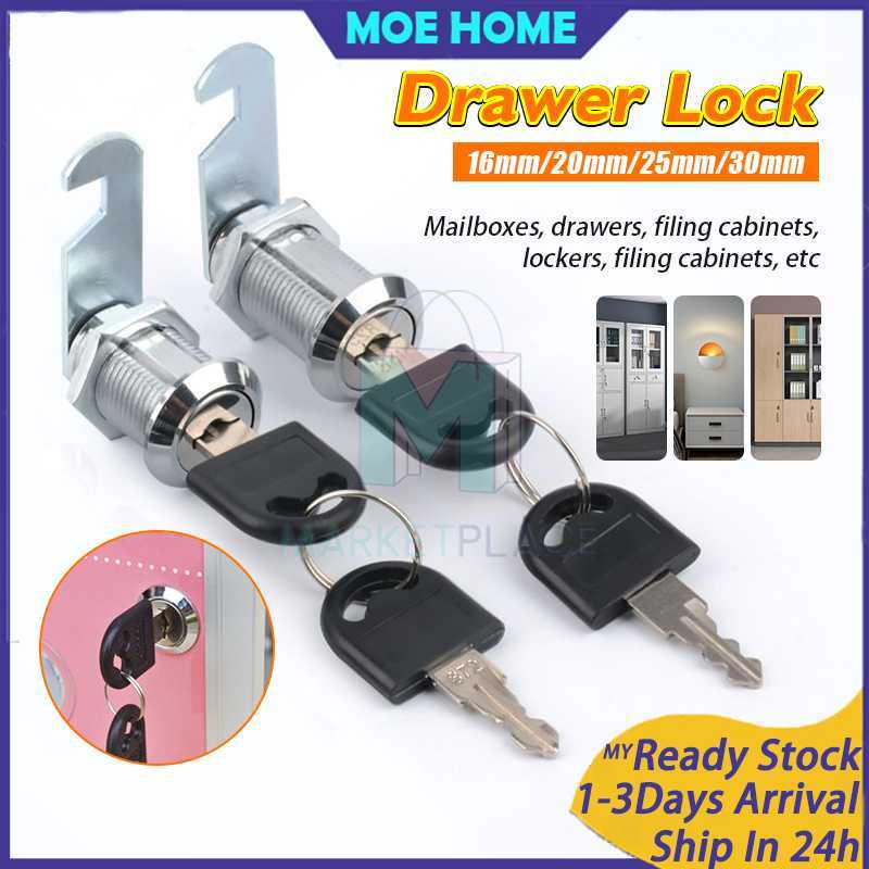 🏠Mailbox Lock Universal Lock Kunci Drawer Lock Filing Cabinet Lock ...