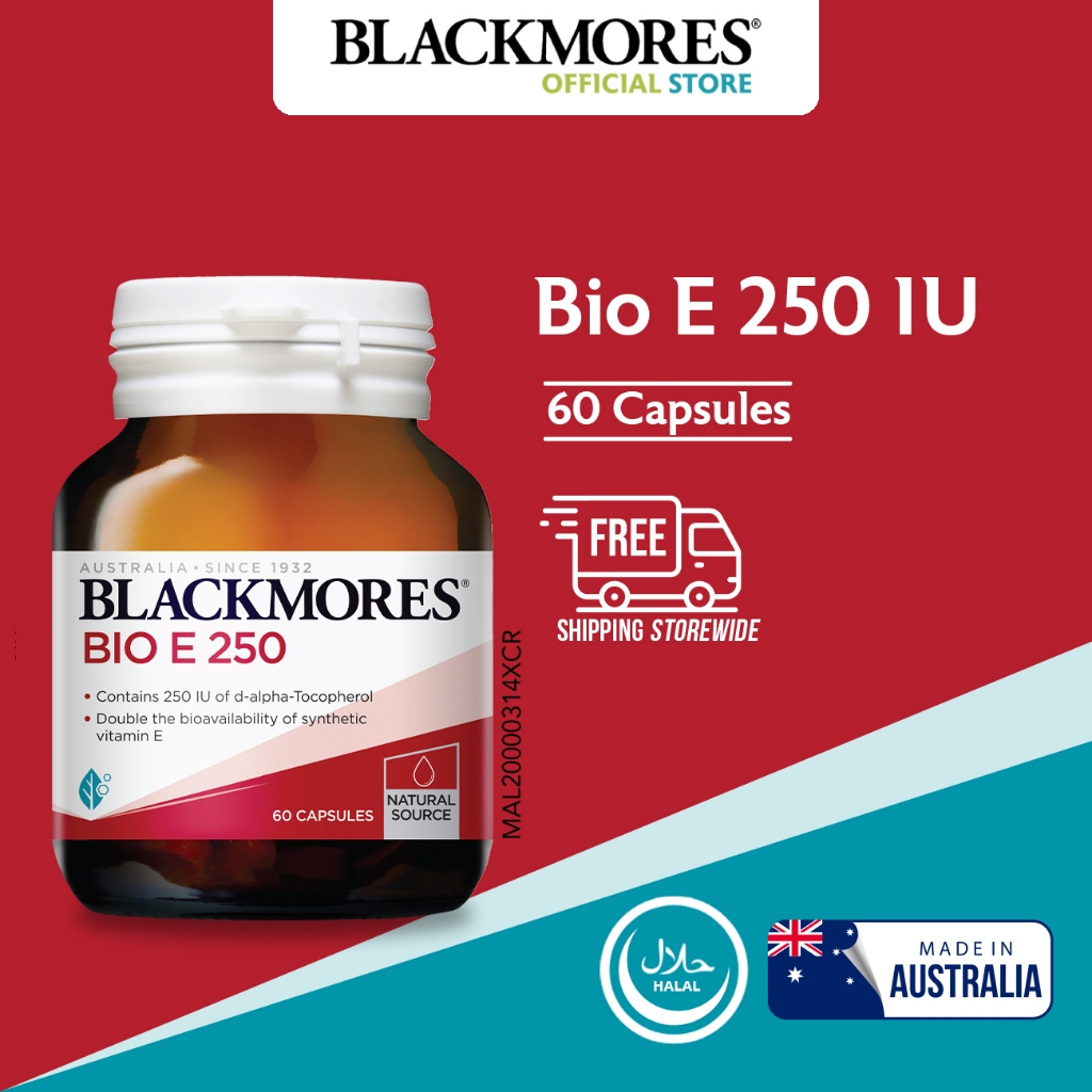 [Limited Time Deals] Blackmores Bio E 250iu 60s (Vitamin Health ...