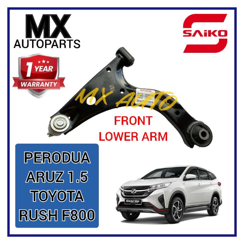 SAIKO CONTROL LOWER ARM PERODUA ARUZ 1.5 TOYOTA RUSH F800 FRONT RIGHT ...