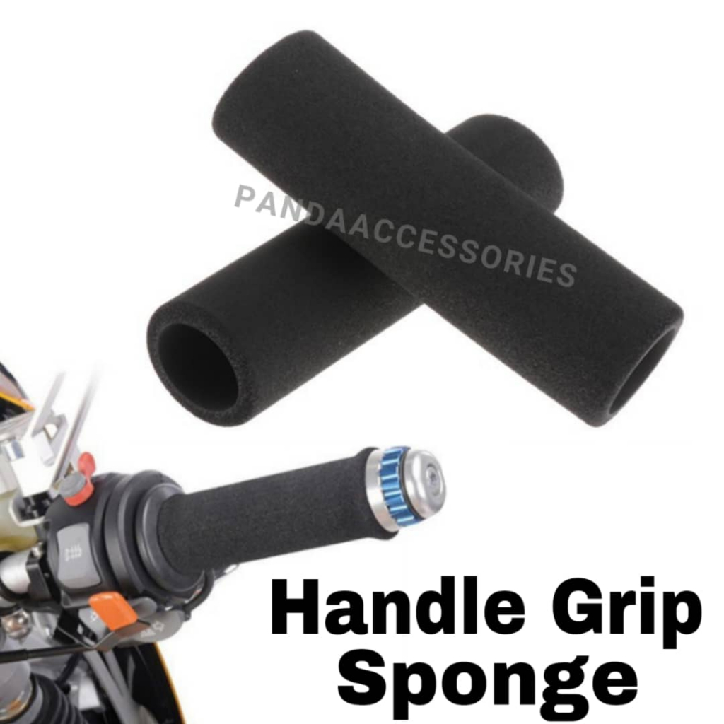 HANDLE GRIP SPONGE HIGH QUALITY UNIVERSAL FOR ALL MOTORCYCLES | Shopee ...
