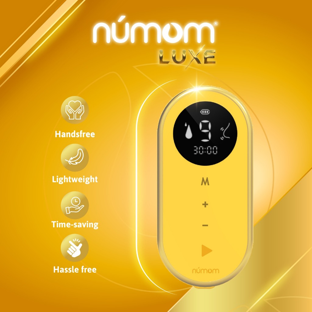 NUMOM LUXE HANDSFREE BREAST PUMP SLIM DESIGN | PAM SUSU PORTABLE ...