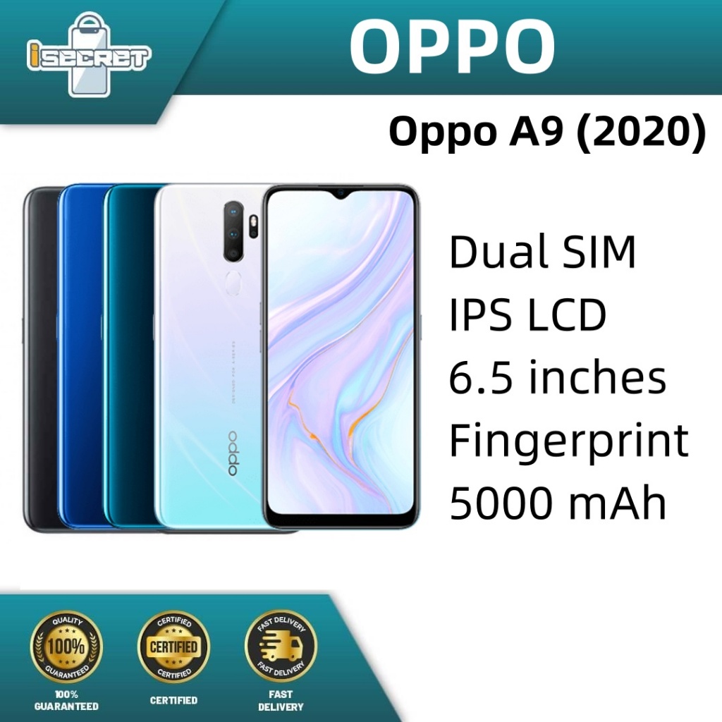 Oppo A9 (2020) (8GB RAM + 128GB ROM) 6.5"inch 48MP Quad Camera Original ...