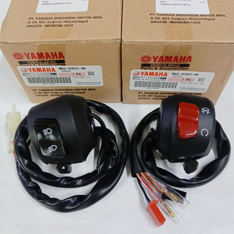 YAMAHA R15 MT15 HANDLE SWITCH LH RH ORIGINAL LEFT RIGHT KIRI KANAN ...