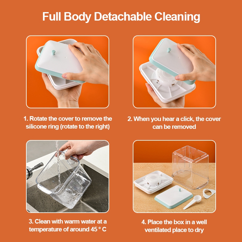 2400ML Baby Milk Powder Milk Container Food Storage Free Scraper Spoon ...