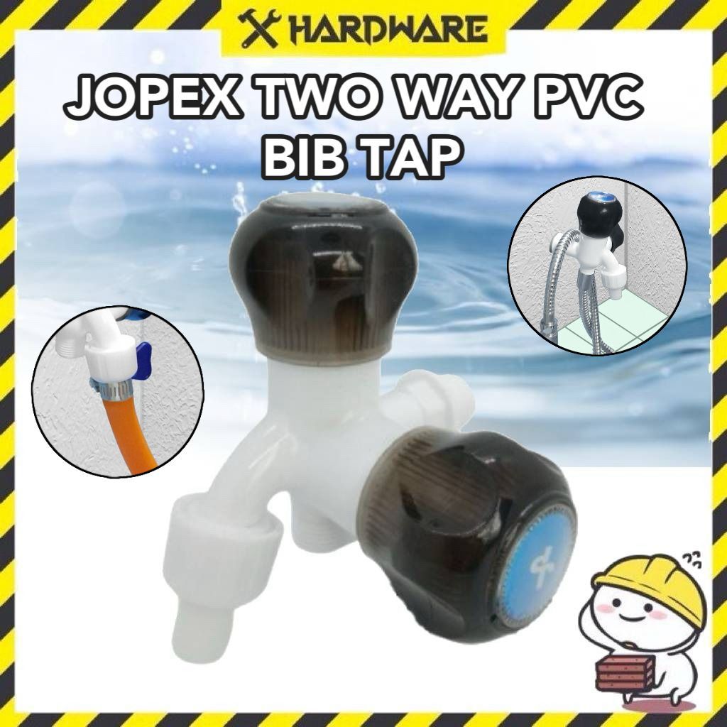 Jopex 2 way PVC tap 1/2”/2 way PVC bib cock/Two way PVC tap/round ...
