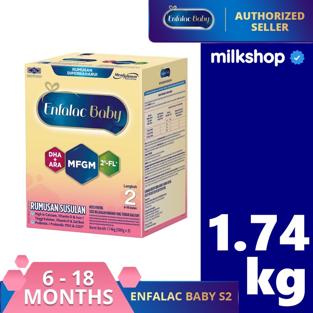 Enfalac A+ Step2 1.74kg Langkah 2 Enfa Box Enfagrow Enfamil Rumusan ...