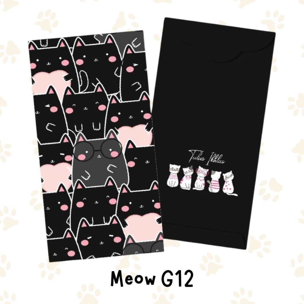 Kucing Meow Cat Dino Animal| Sampul Raya Sampul Duit Raya Money Packet ...