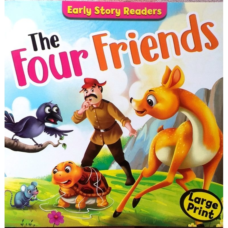 The Four Friends early story readers with large print buku cerita ...