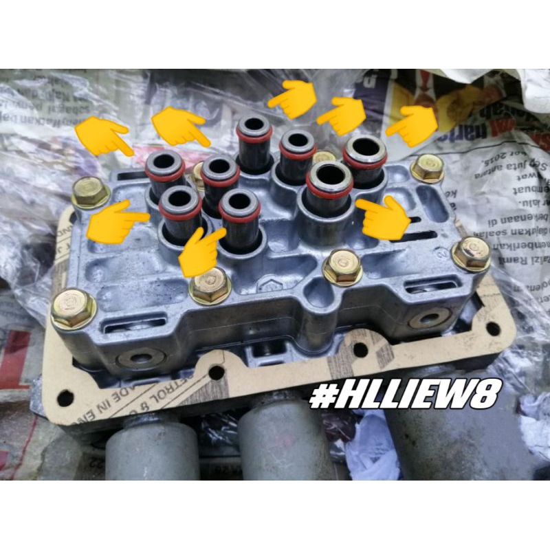 [ hlliew8 ] Honda '2003 ~ '2007 City / Jazz GD GD3 CVT Gearbox Main Body Valve O Ring Set ( 16 ...