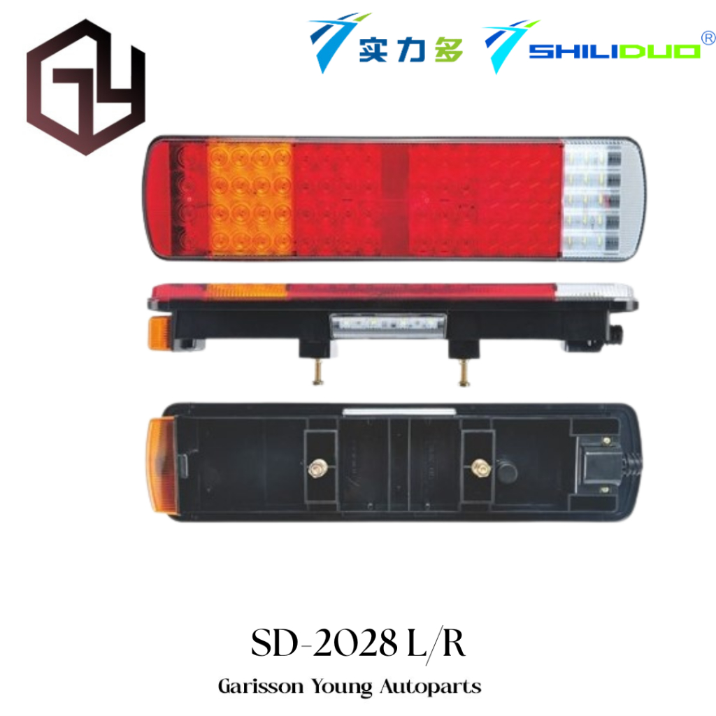 [SHILIDUO/实力多] 100% AUTHENTIC LED TAIL LAMP W/ LICENSE PLATE LAMP FOR ...