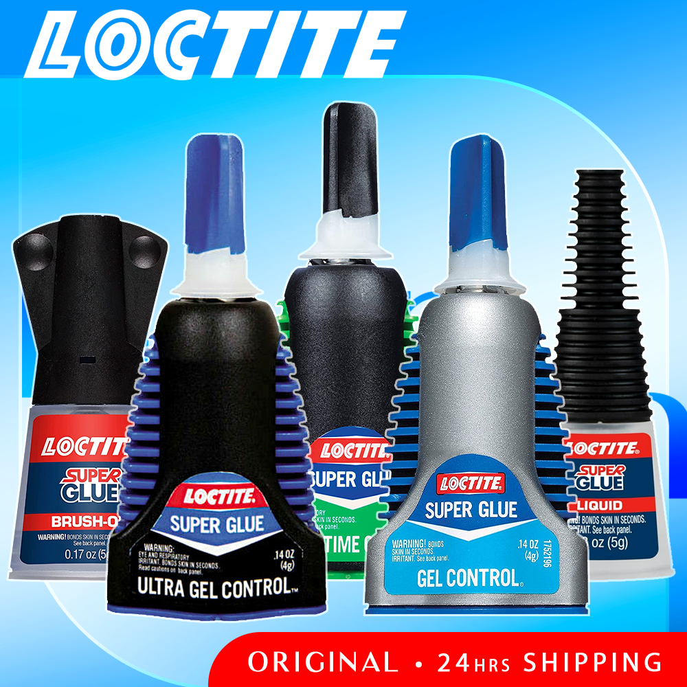 Loctite Super Glue Ultra Gel Control / Extra Time / Brush-On / Longneck ...