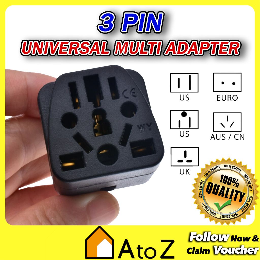 Universal travel adapter charger international adapter plug 國際 插頭 ...