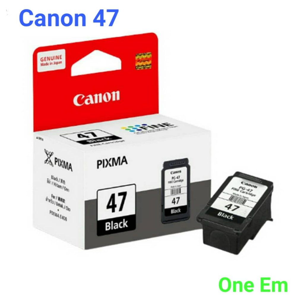 Canon Pixma Cartridge PG 47/(NO BOX)PG 47 (Black) 100% Original Genuine ...