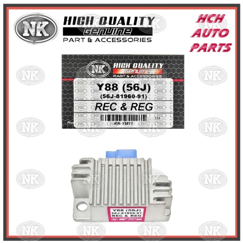 RECTIFIER & REGULATOR - YAMAHA - Y88 - 56J-81960-91/ Y88 (NK) | Shopee ...