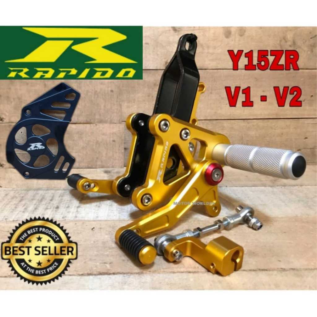 RAPIDO SINGLE RACING FOOTREST FOR YAMAHA Y15ZR COVER V.3 YSUKU Y15 ...