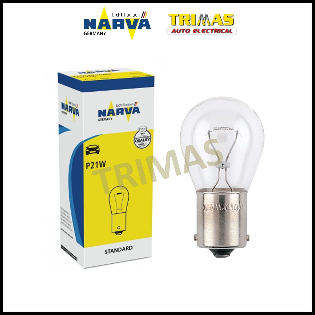 17635 Narva ORIGINAL P21W BA15s 12V Signal Bulb 1141 (1PC) | Shopee ...