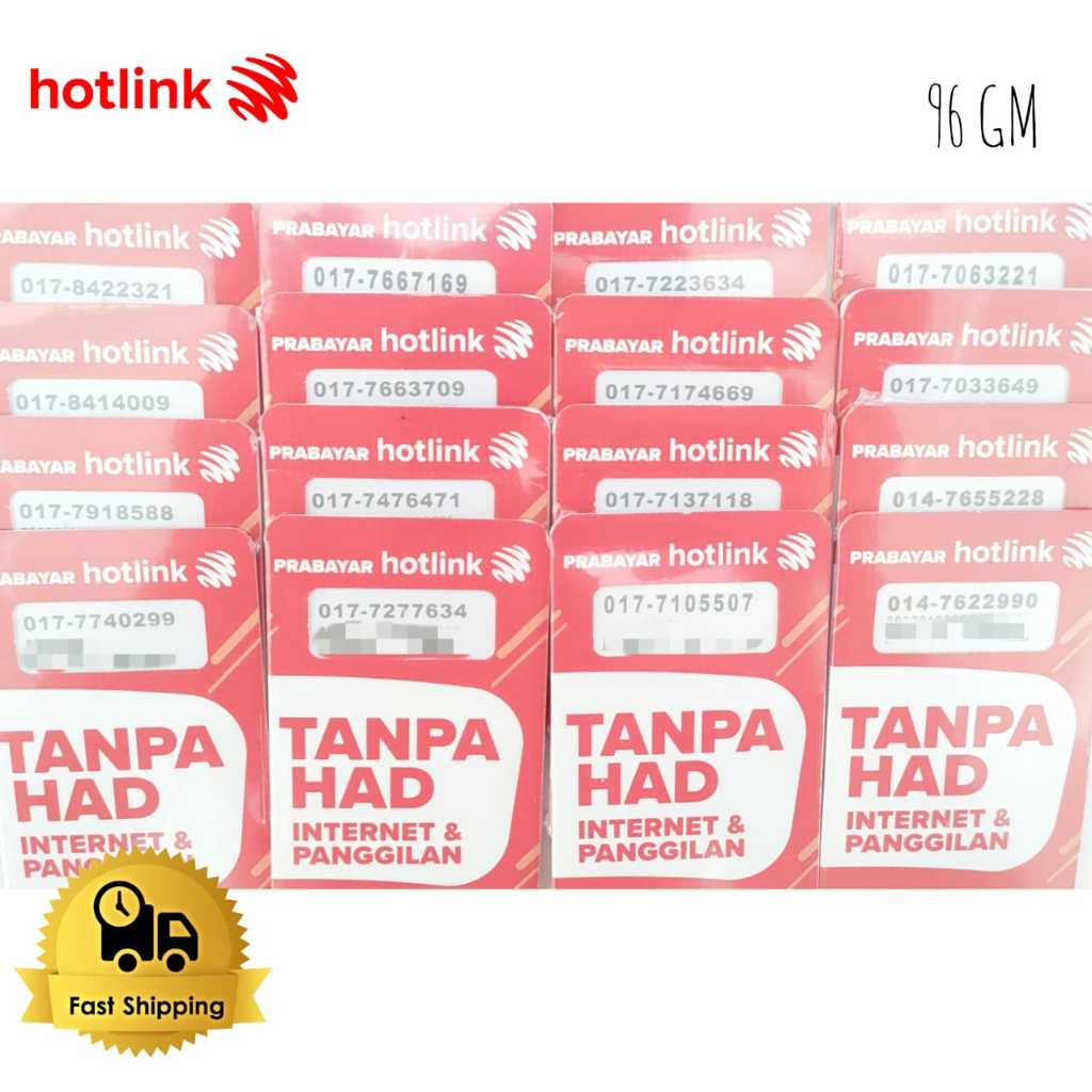 [Nice Number] Hotlink Tanpa Had Unlimited Internet Mobile Phone Number ...
