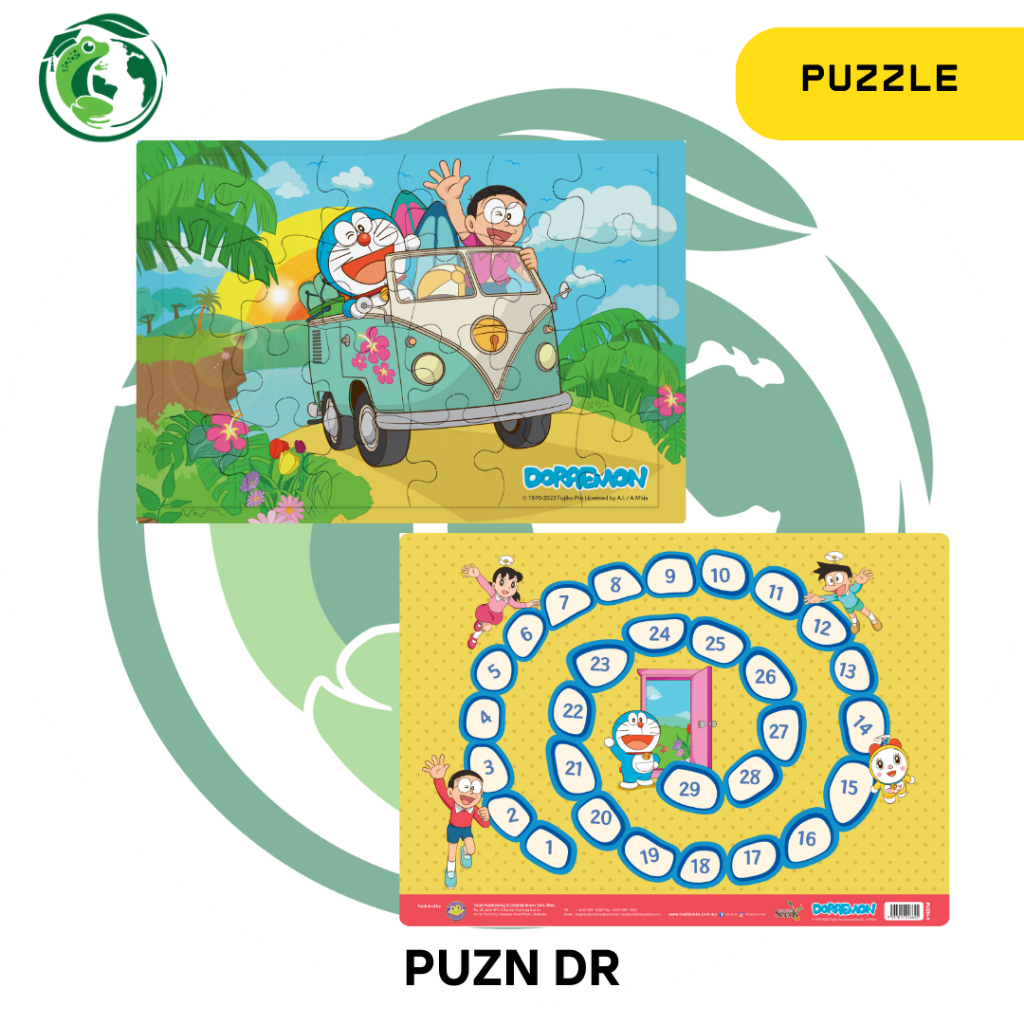 TOAD BOOKS : DORAEMON PUZZLE ( SIZE A3 ) - PUZN DR | Shopee Malaysia