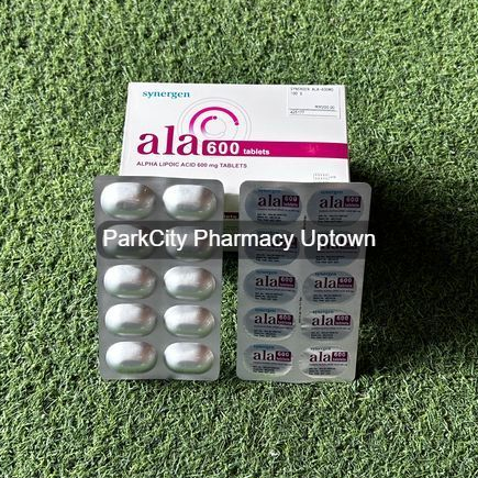 Synergen ALA 600 Tablets with Alpha Lipoic Acid 600mg 10s 1 Strip ...