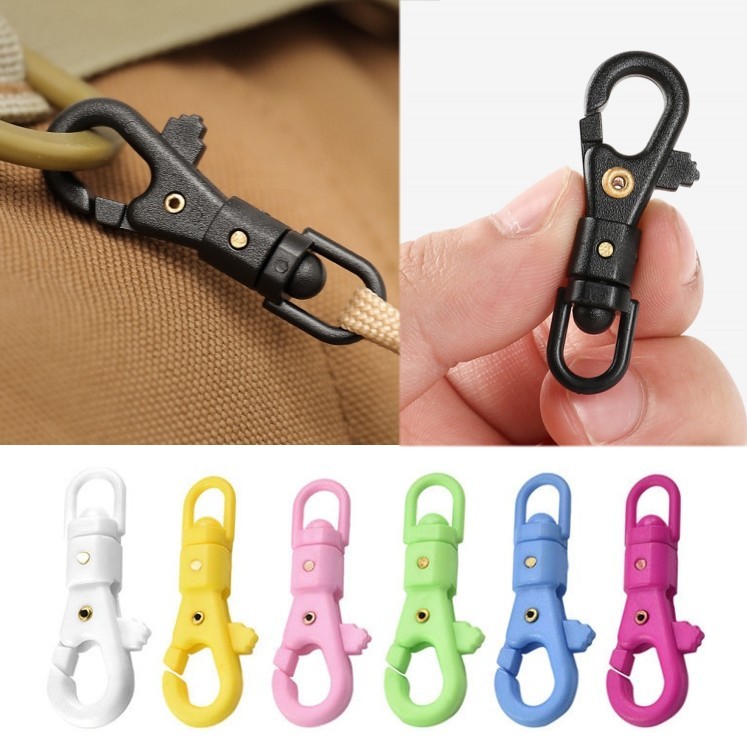Plastic Steel Lobster Swivel Clasp Nylon Paracord Lanyard Clasps Hooks ...