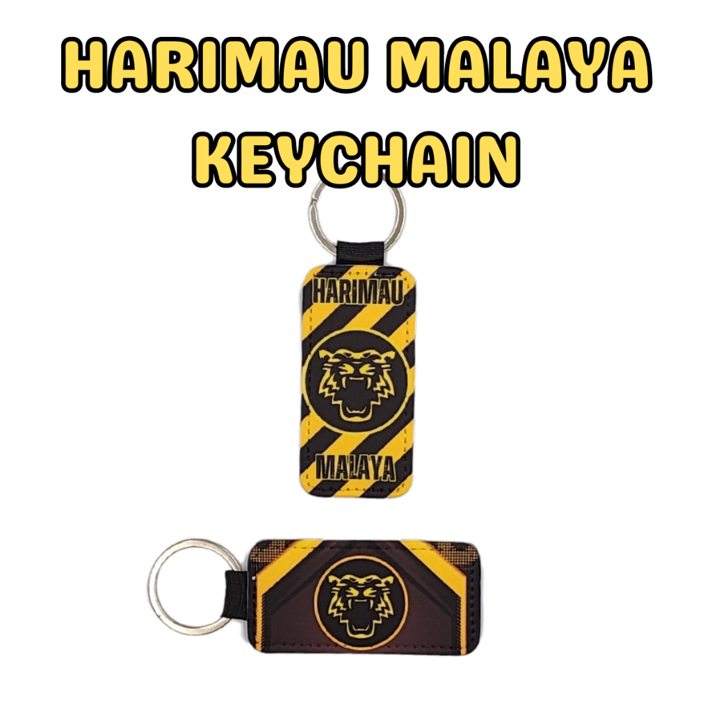 Harimau Malaya Leather Keychain (Suitable as Gift) Malaysia National ...