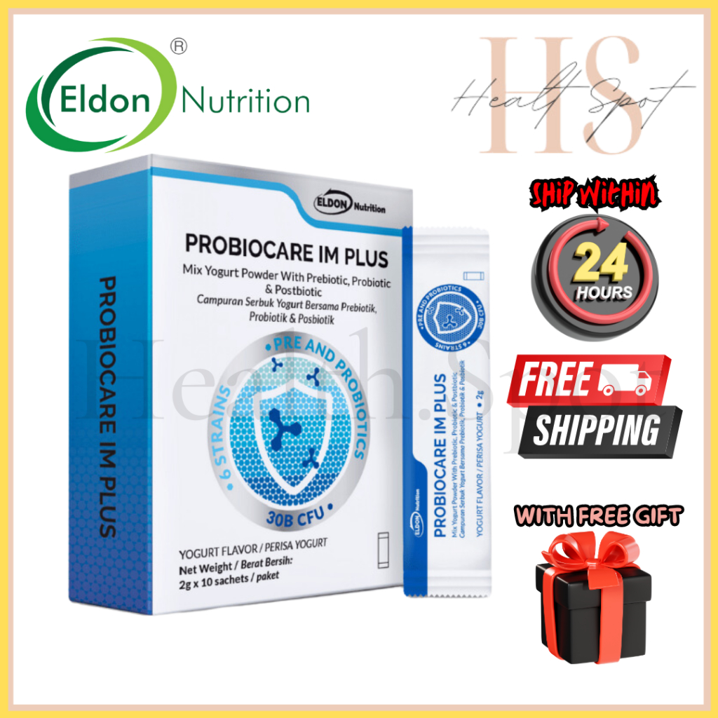 ELDON NUTRITION PROBIOTICS - Probiocare IM PLUS 2g x10 sachets / 10 ...