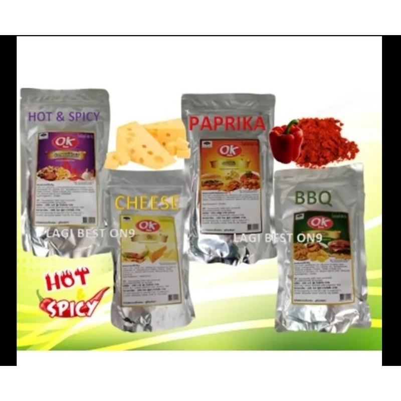 🔥NEW ITEM🔥SERBUK PERISA JENAMA OK/SEASONING POWDER 500G CHEESE PAPRIKA ...