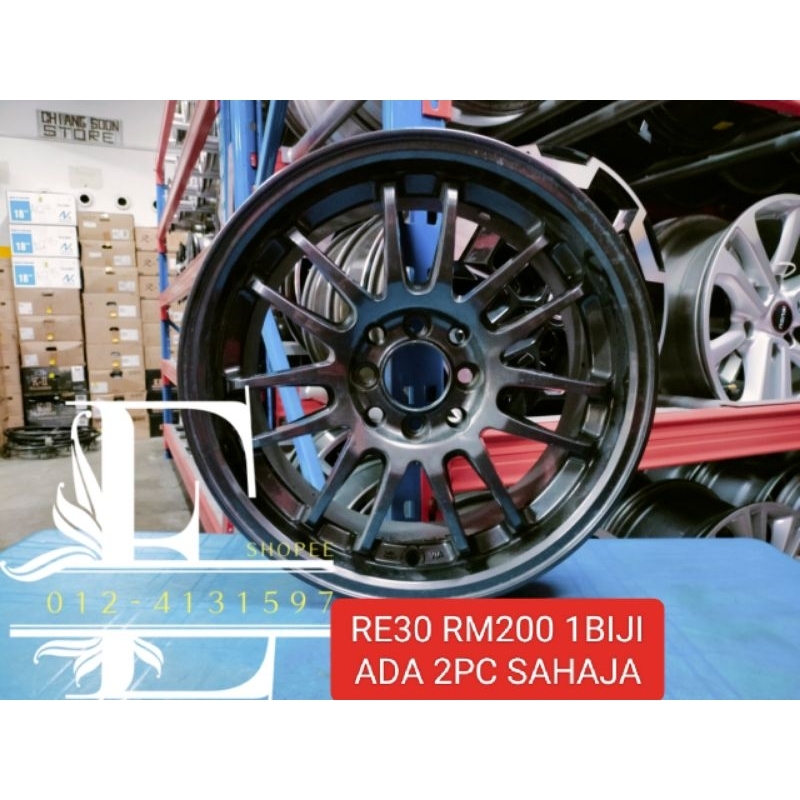 USED SPORT RIM 16 INCH RE30 RM200 1BIJI HARGA | Shopee Malaysia
