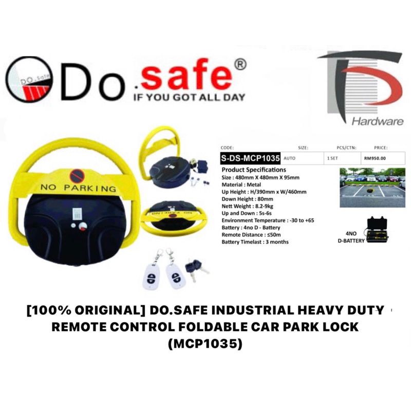 [100% ORIGINAL] DO.SAFE INDUSTRIAL HEAVY DUTY REMOTE CONTROL FOLDABLE ...