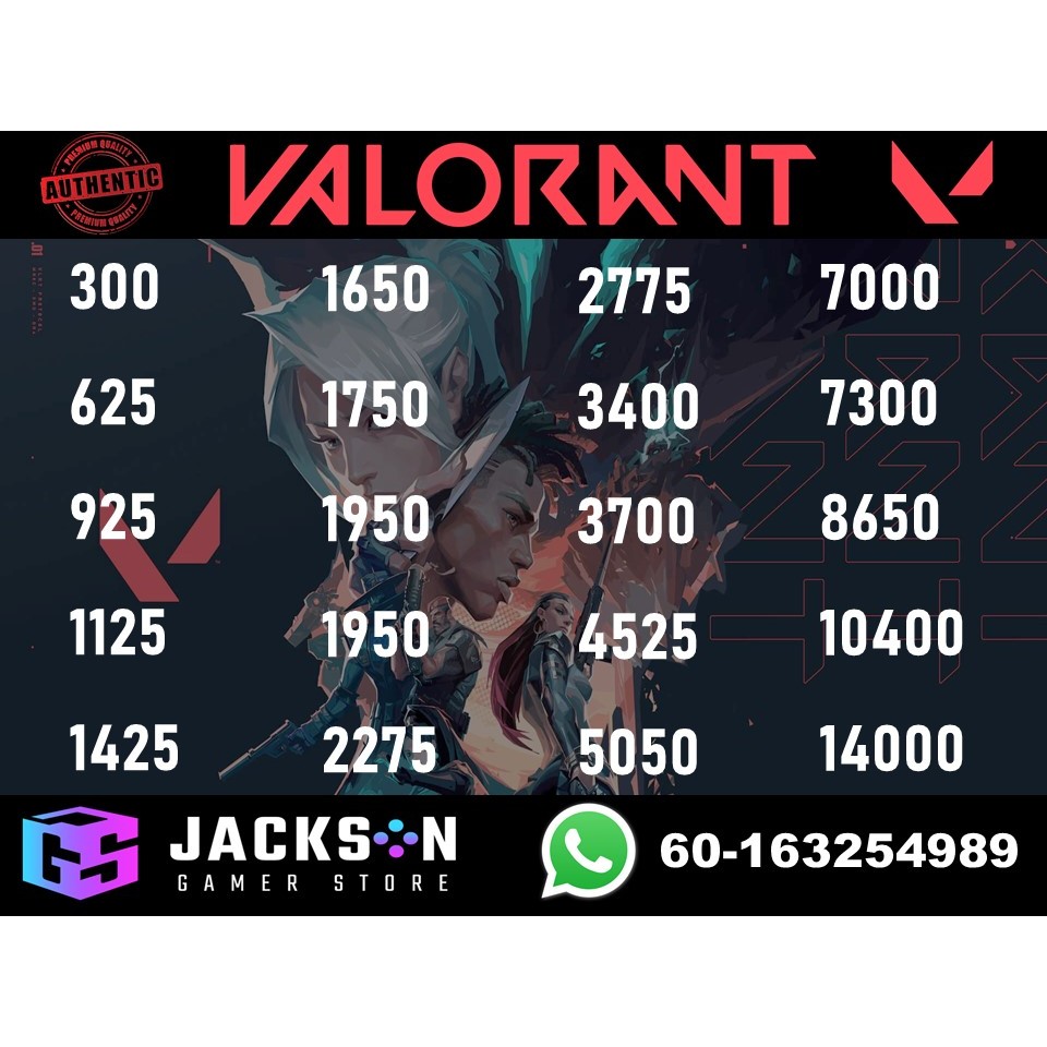 【RIOT ID Needed, No Need Login】 VALORANT POINT SALES | CHEAP AUTHENTIC ...