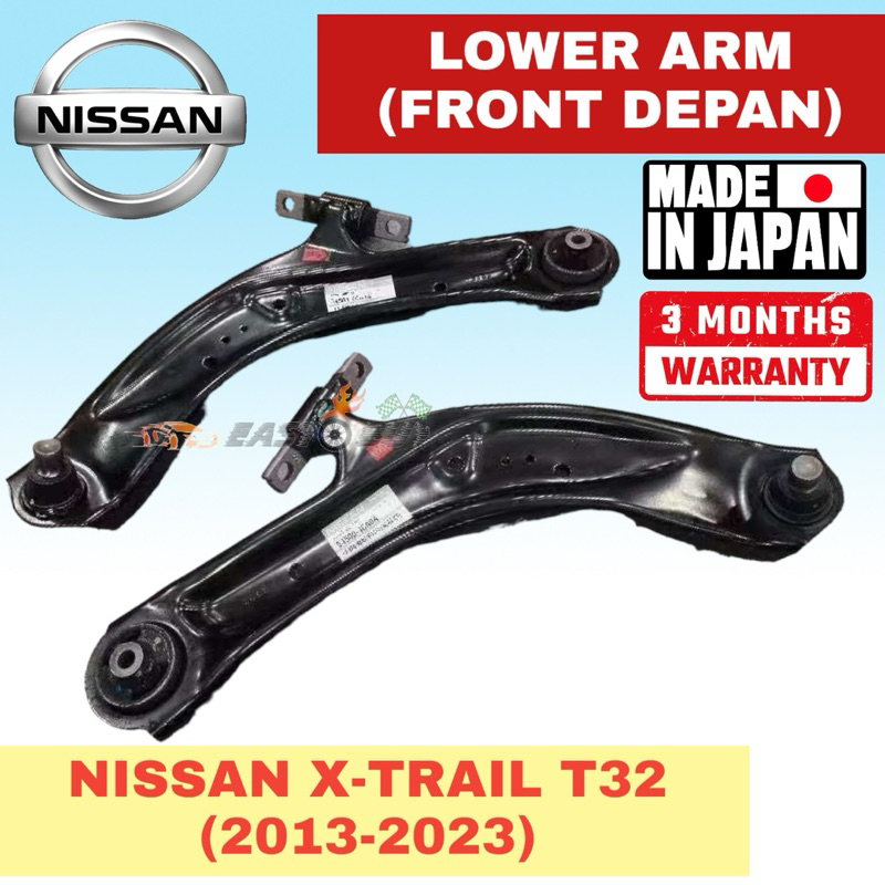 ORIGINAL JAPAN NISSAN LOWER ARM (FRONT DEPAN) - NISSAN X-TRAIL T32 ...