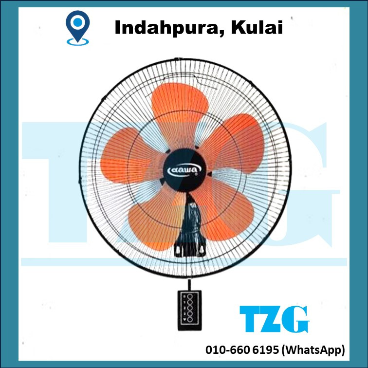 DAWA (KULAI) 20'' 200W COMMERCIAL WALL FAN WITH CONTROLLER 20 INCH V ...