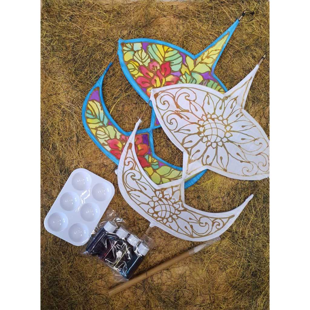 Ready Stock - 12 Inch DIY BATIK WAU PAINTING | Shopee Malaysia