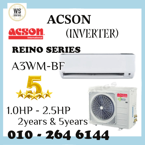 [INSTALLATION] ACSON INVERTER WALL MOUNTED | ACSON INVERTER ( 5 STAR ...