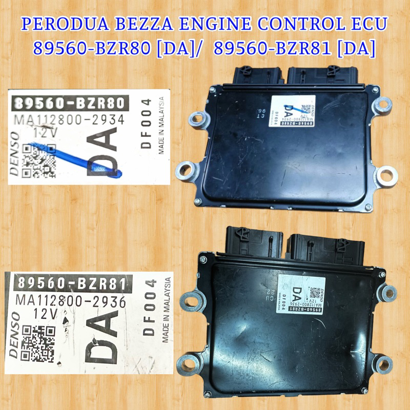 PERODUA BEZZA ENGINE CONTROL ECU 89560-BZR80 [DA]/ 89560-BZR81 [DA ...