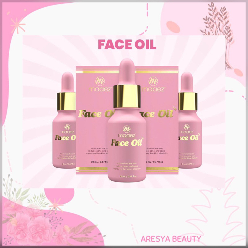 FACE OIL MAAEZ COSMETICS 20ML 🔥 | Shopee Malaysia