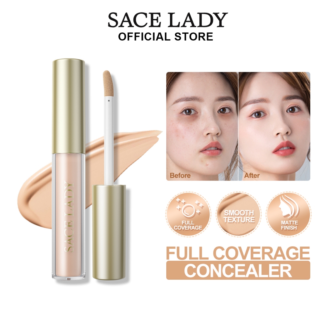SACE LADY Full Cover Concealer Sample Smooth Texture Matte Flawless ...
