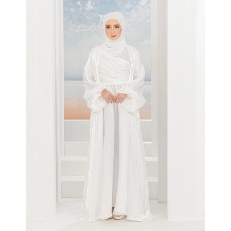 Atifa Abaya Hijabistahub | New | with Shawl | Raya Tunang Nikah ...